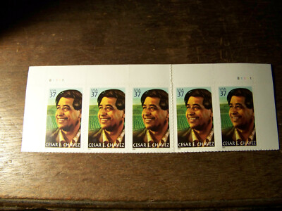 POSTAGE STAMPS CESAR CHAVEZ 37 cent postal stamp x5 | eBay