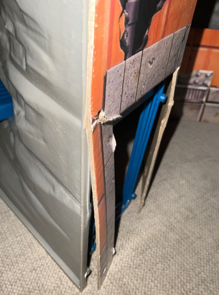 Batman Batcave 1989 Playset w/ Box Instructions Figures Chairs Included ...