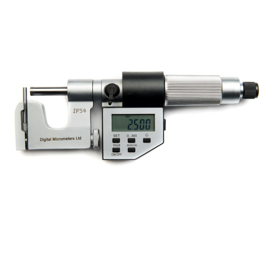 DML 0-25mm Universal Multi Anvil Digital IP54 Micrometer 1" Inch ...