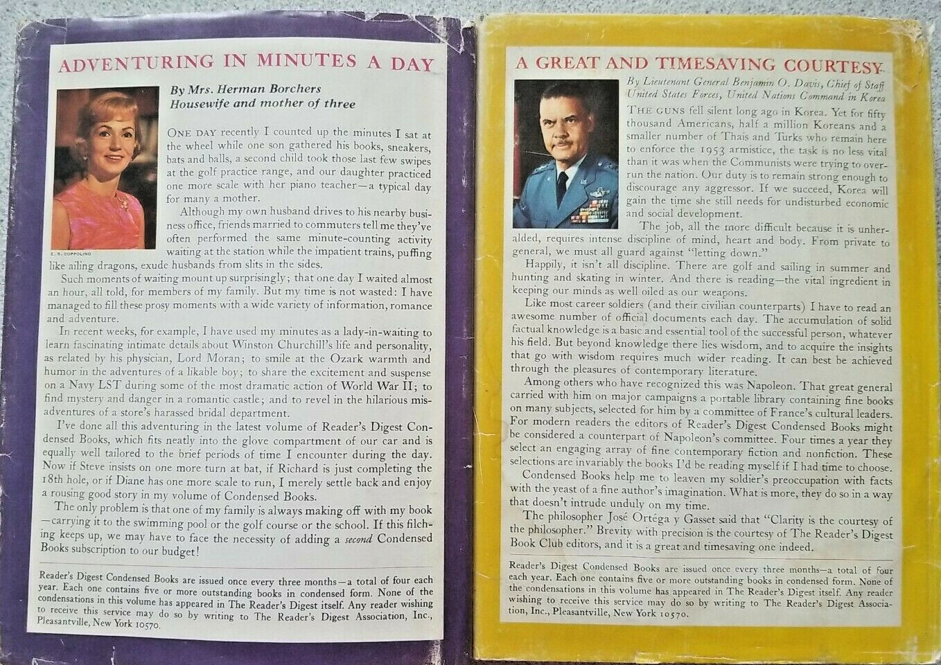 1966 Reader's Digest Condensed Books Vols. 3 & 4, Summer & Autumn ~ 1st ...