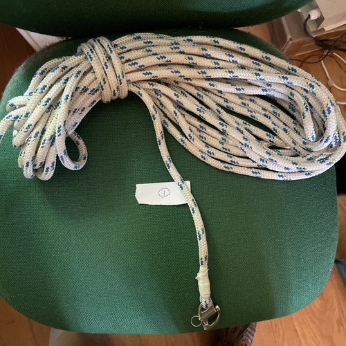 Sailing Halyard 15m of 10 mm rope with stainless snap shackle. | eBay UK