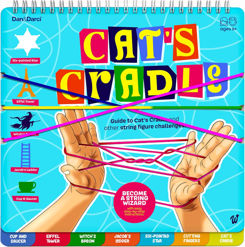 Cat’S Cradle String Game Book W/String - Step by Step Illustrated Guide ...