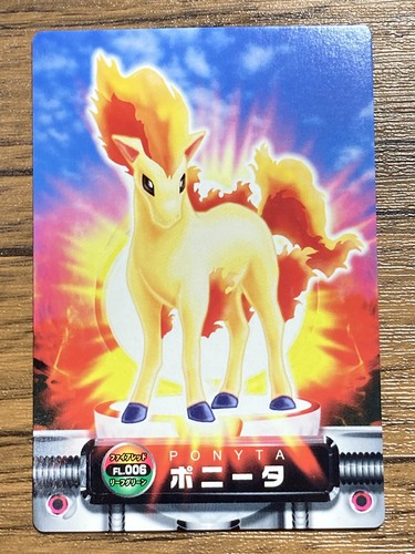Ponyta Pokemon Advanced Generation Zukan Nintendo Card Japan Pocket ...