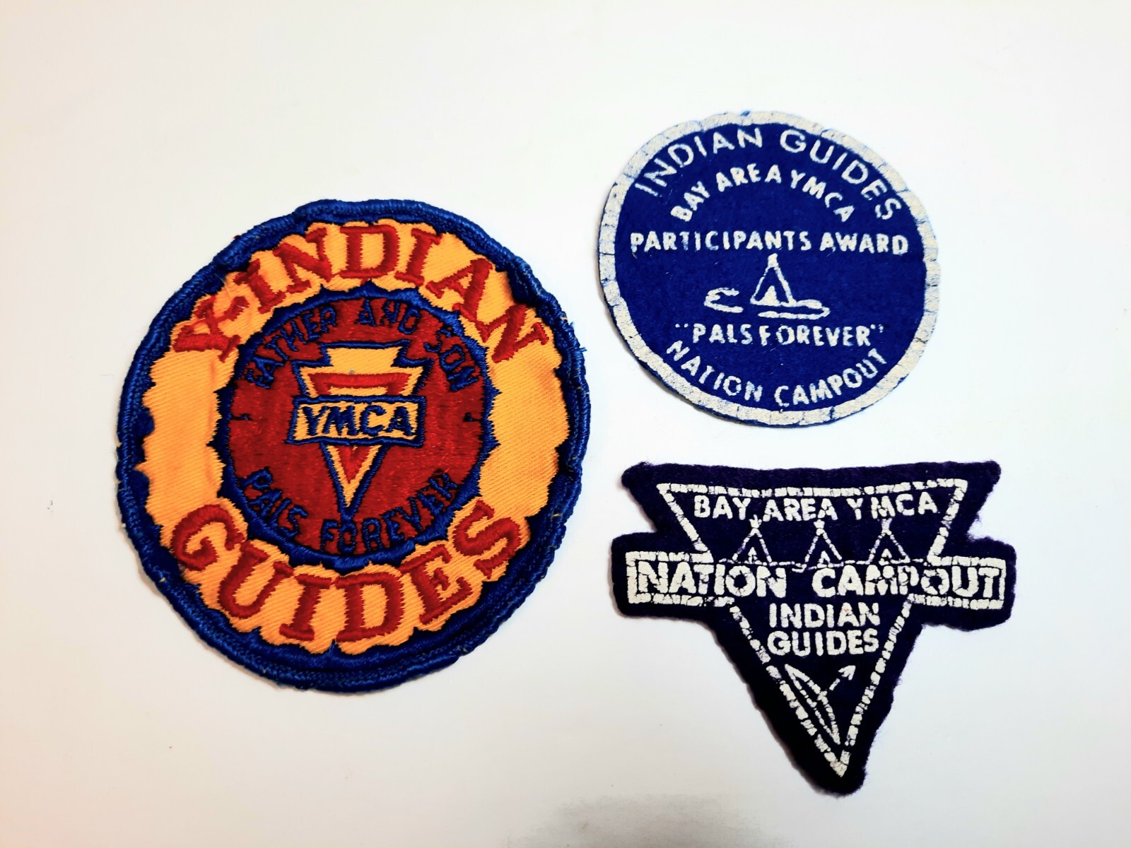 YMCA Patch Indian Guides Camp Out Bay Area Camping Embroidered Applique ...