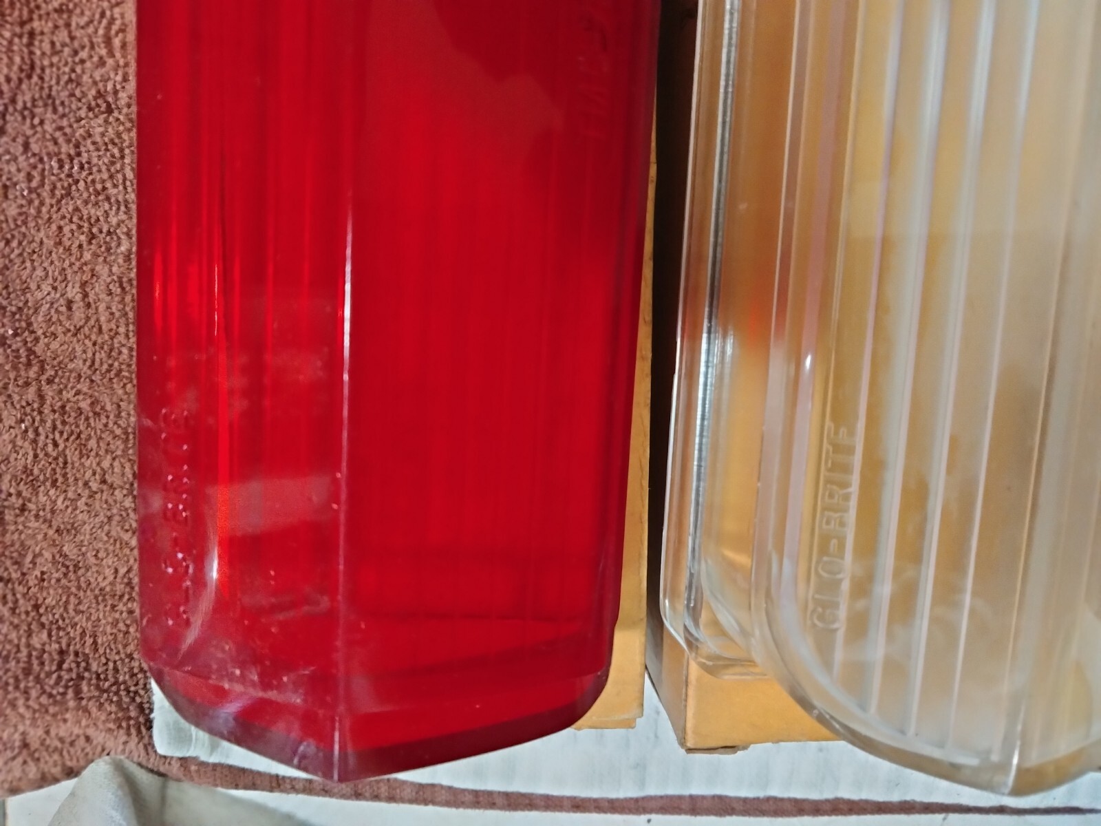 NORS 1962 Buick Back Up Lens 5952959 60 Tail Lens 5952955 56 Glo Brite ...