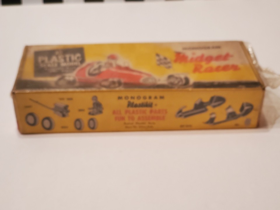 Vintage 1954 Monogram 1st Car Kit! Midget Racer P-1 Sealed Plastic ...