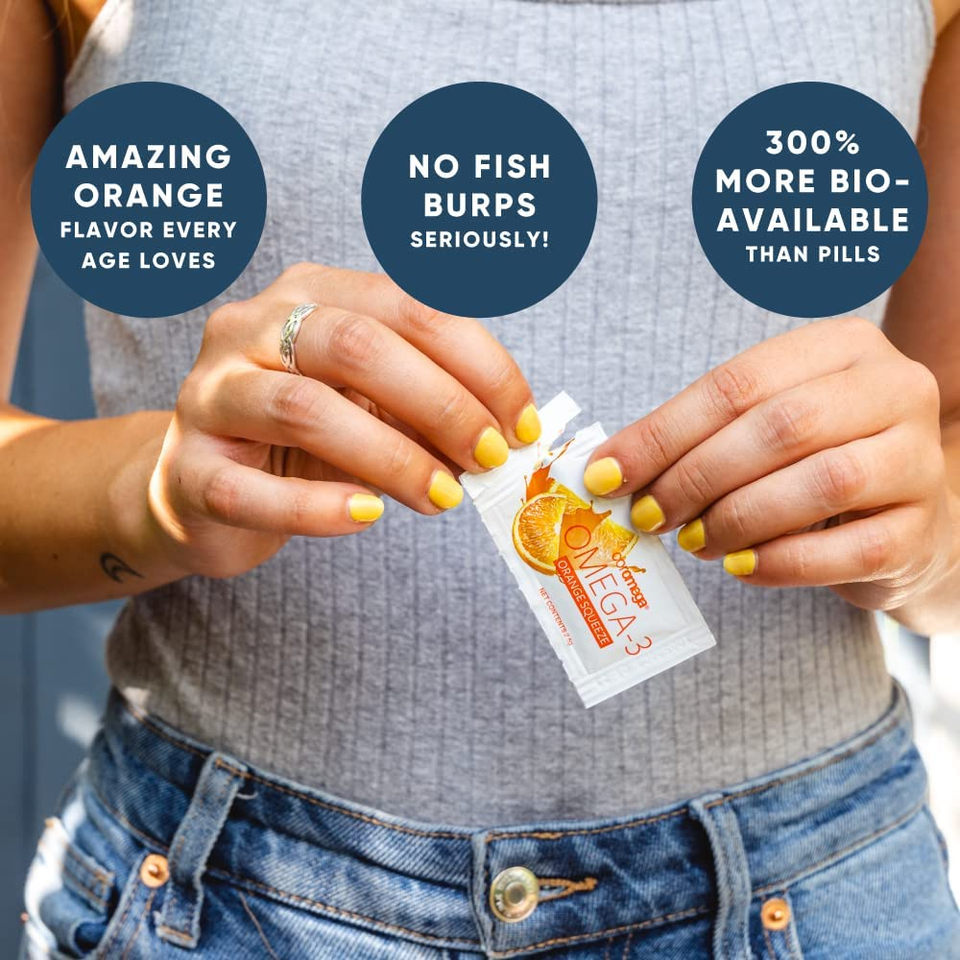 Omega 3 Fish Oil Supplement 650Mg with 3X Better Absorption Squeeze ...