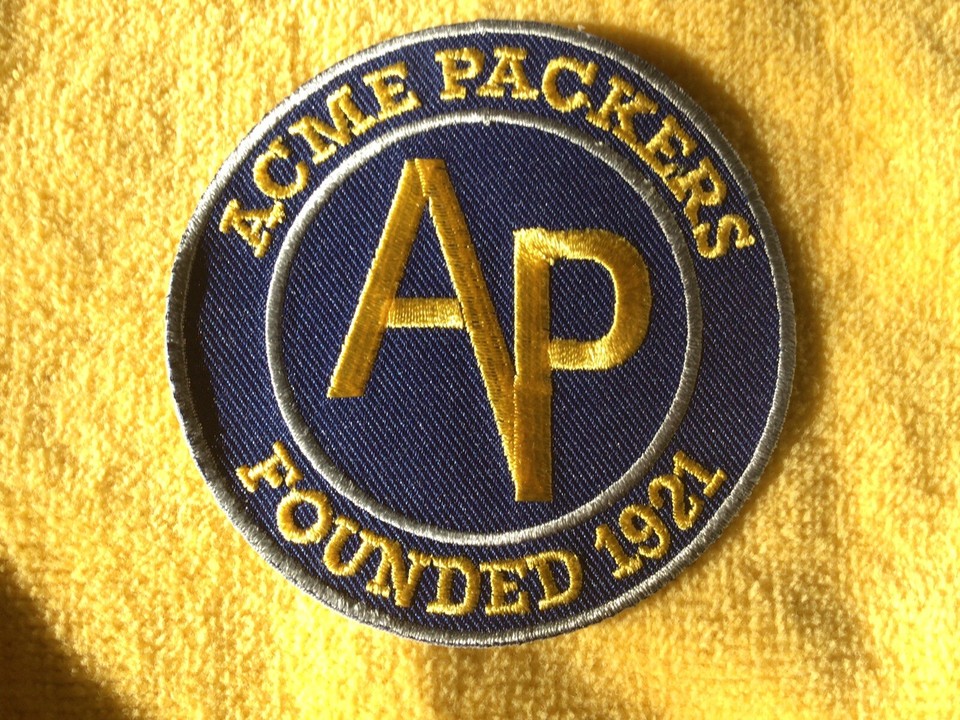 🏉💥💥 Vintage Acme Packers Premium Embroidered Team Patch,CLOSEOUT Was ...