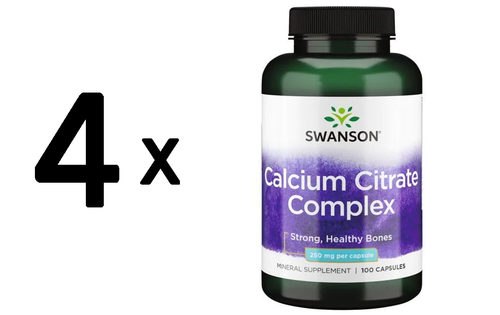 4 x Swanson Calcium Citrate Complex - 100 caps (137,50 EUR/kg) | eBay
