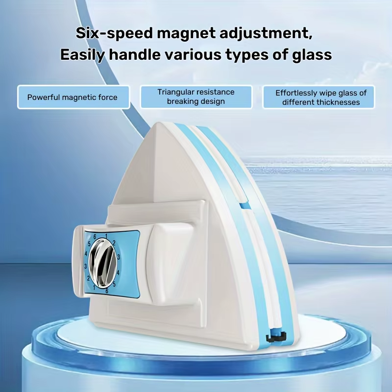 Adjustable Magnetic Double Window Glass Wiper Glider Washing Brush ...