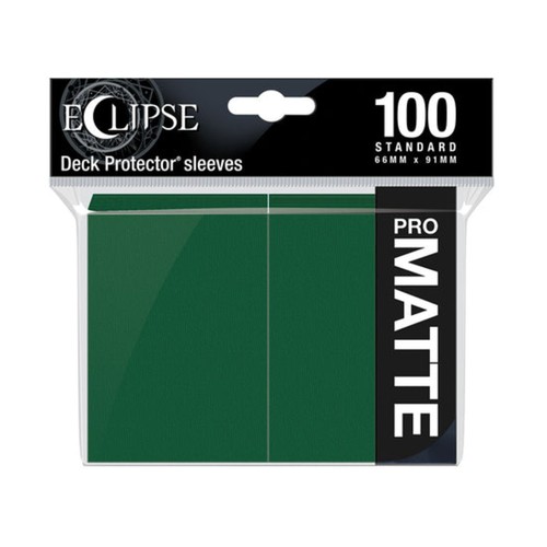 Ultra Pro Card Sleeves Standard Eclipse Matte - Forest Green (100) New ...