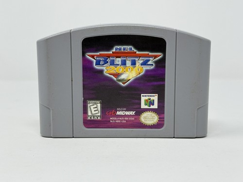 N64 NFL Blitz 2000 Video Game Cartridge Only Nintendo 64 Midway ...