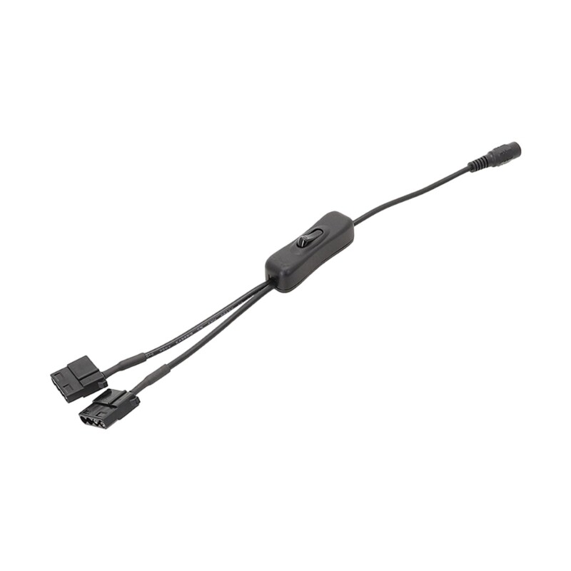 DC5.5x2.1mm to 4Pin for Molex PC Fan Power Cable for PC Case Fans Power ...