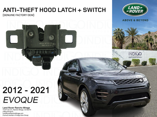 12-21 Range Rover EVOQUE Alarm Hood Latch + Switch Alarm Sensor ...