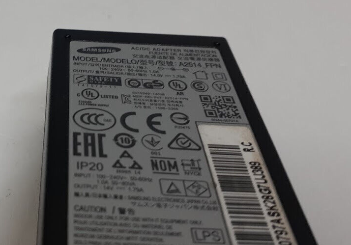 Genuine OEM Samsung A2514 KSM 14V 25W Monitor AC DC Adapter Power ...
