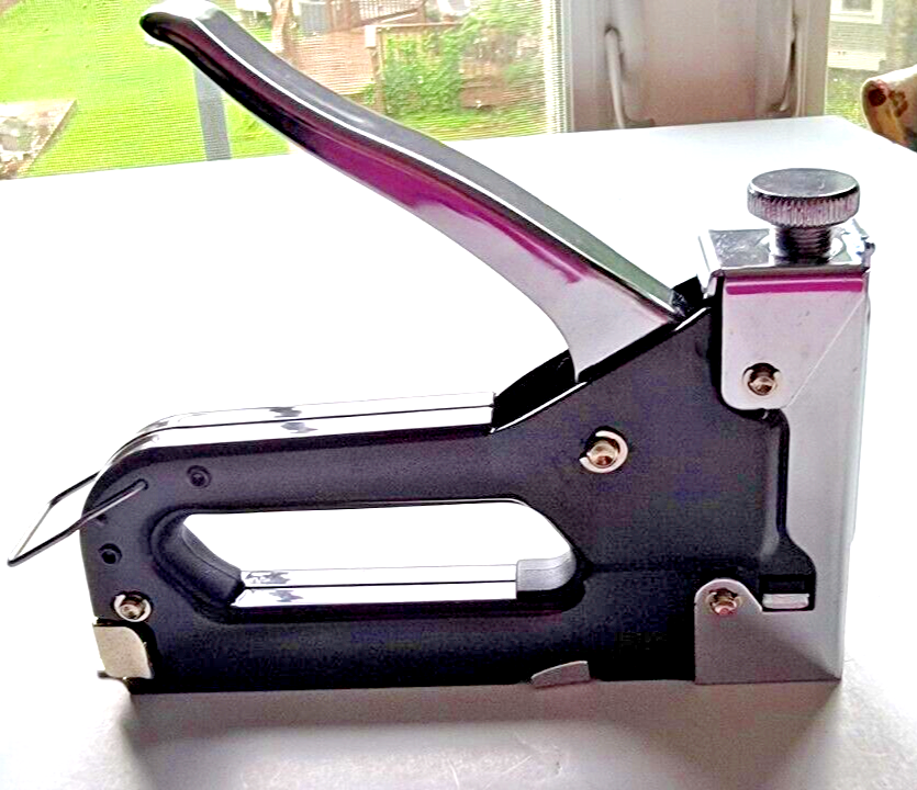 Genuine GS STAPLER UPHOLSTRY TACKER 4-14mm with Full Box of Heavy Duty ...