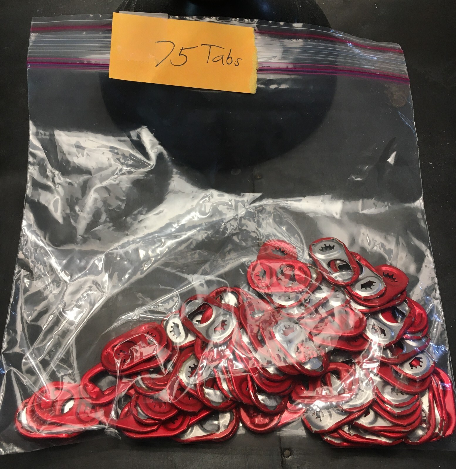 75 Aluminum Red Budweiser Can Tabs Washed and Craft Ready | eBay