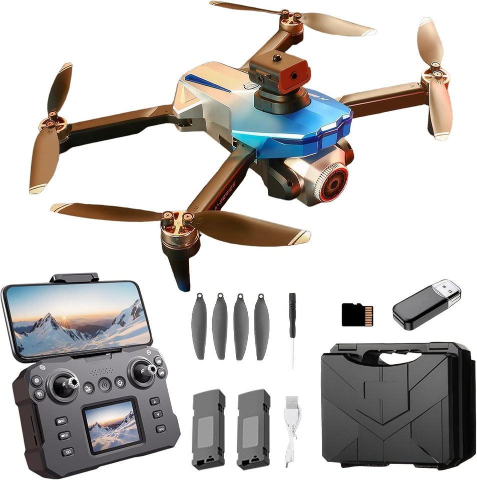 Drones with Camera for Adults 4K,Brushless Drones for Adult with ...