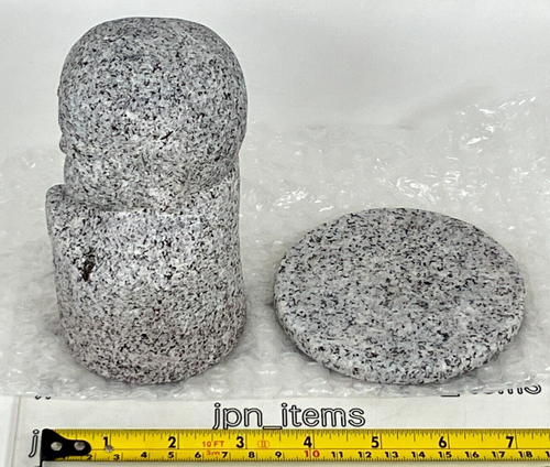 Gasshou Jizo Ojizo-Sama Granite Stone Sculpture Handmade Japanese ...