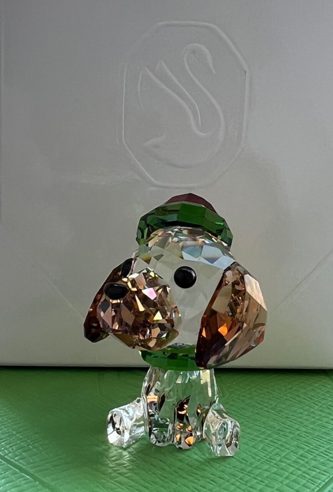 SWAROVSKI Crystal Christmas Holiday Cheers Beagle Figurine #5625856 New ...
