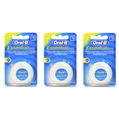 Oral-B Essential Floss Unwaxed Dental Floss - Pack of 3 | eBay
