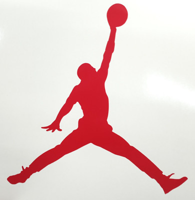 Red JumpMan Vinyl Decal Jump Man Laptop Cellphone Sticker | eBay
