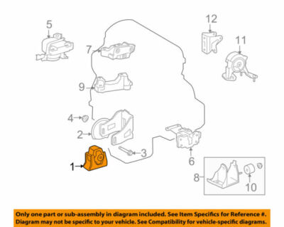 12361-28230 Toyota Insulator, engine mounting, front(for transverse ...