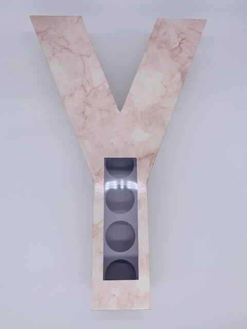 Cupcake Letter Box (Y) - Color: Marble | eBay