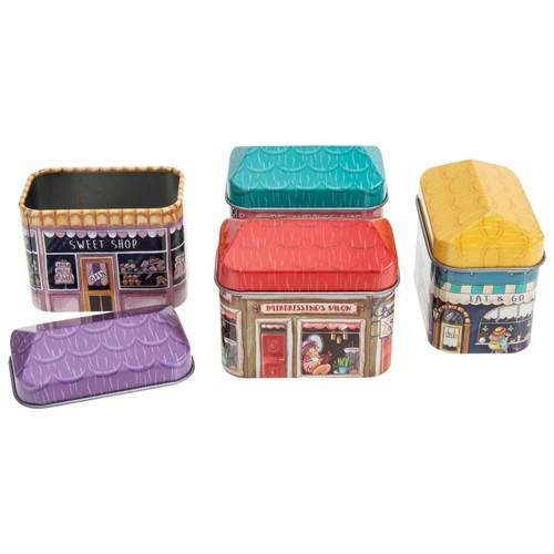 4 Pcs Cartoon Storage Box Toddler Small Decorative Boxes with Lids Tins ...