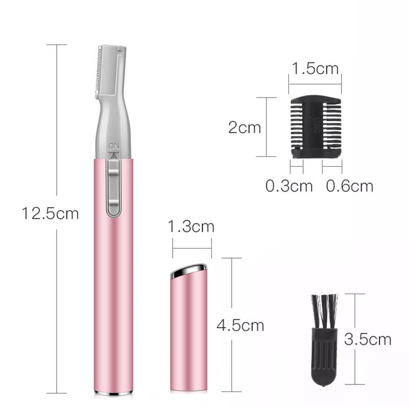 Electric Eyebrow Trimmer Razor Shaver Facial Hair Remover Eyebrow ...