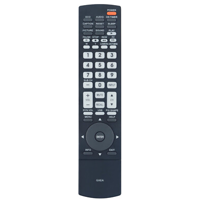 GXEA Replaced Remote Control fit for Sanyo TV DP40142 DP46142 DP55441 ...