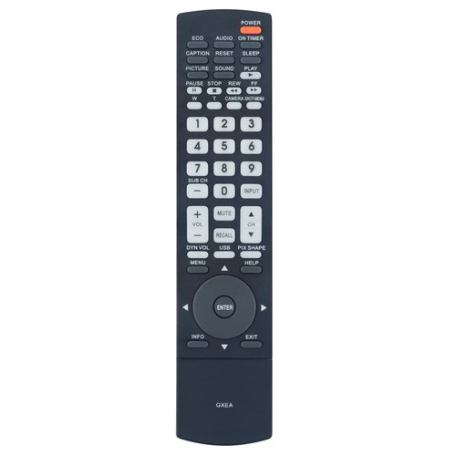 GXEA Replaced Remote Control fit for Sanyo TV DP40142 DP46142 DP55441 ...