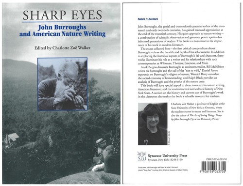 John Burroughs & American Nature Writing by Charlotte Zoë Walker | eBay