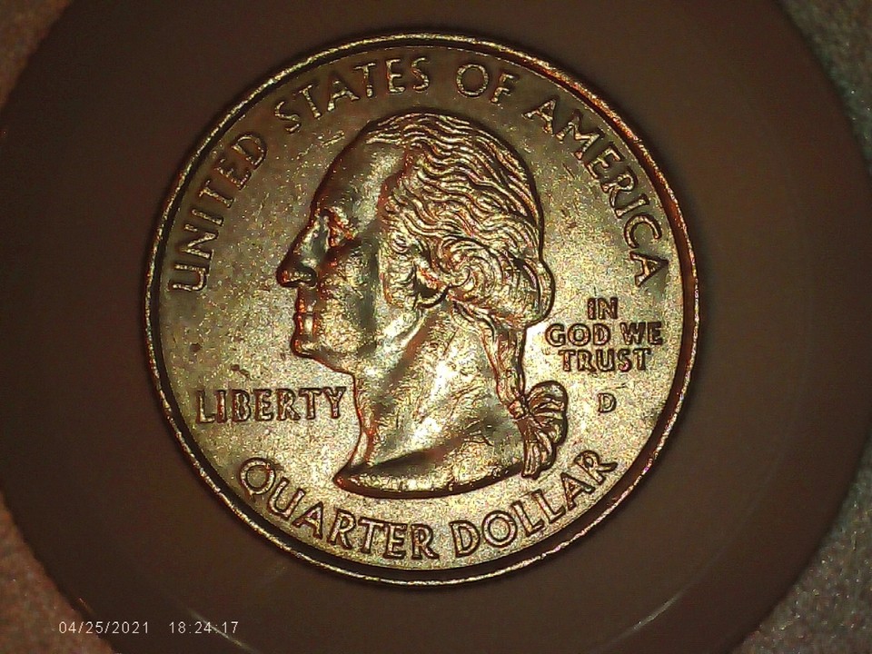 2008-D Alaska State Quarter Coin DDO Toe error Die chip RARE 25c | eBay