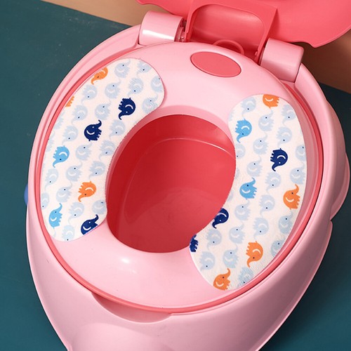 4 Pairs Flannel Paste Toilet Seat Travel Potty Covers Warmer | eBay