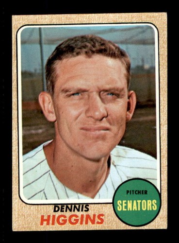 1968 Topps #509 Dennis Higgins EX/EX+ Senators 564502 | eBay