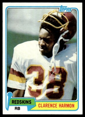 1981 Topps Clarence Harmon Washington Redskins #391 | eBay