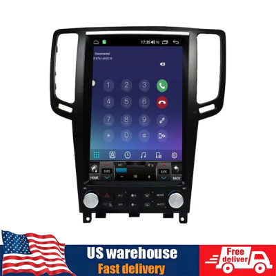 12.1'' Android Tesla Vertical Screen Car Gps Radio For 2007-15 Infiniti ...