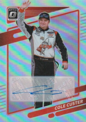 COLE CUSTER 2022 DONRUSS OPTIC HOLO PRIZM PARALLEL AUTOGRAPH 7/26 | eBay