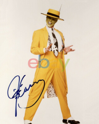 Jim Carrey Signed 8X10 The Mask Photo Auto Autographed reprint | eBay