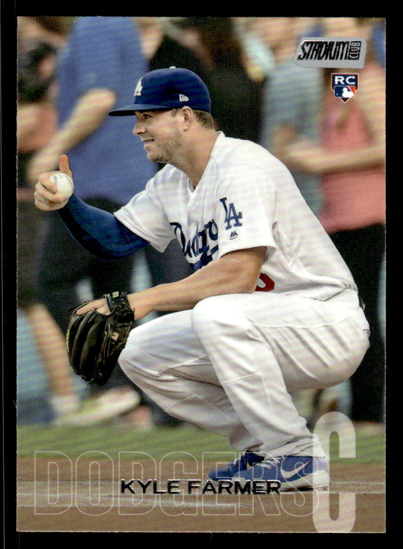 Kyle Farmer 2018 Stadium Club #92 Los Angeles Dodgers | eBay