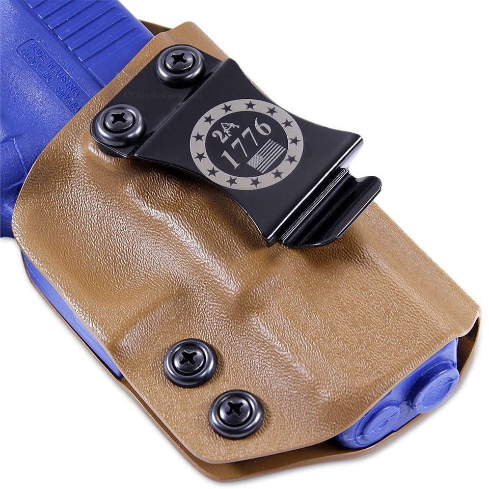 KYDEX Belt Clip (Metal Flush Mount Design) - Multiple Engraving Options ...