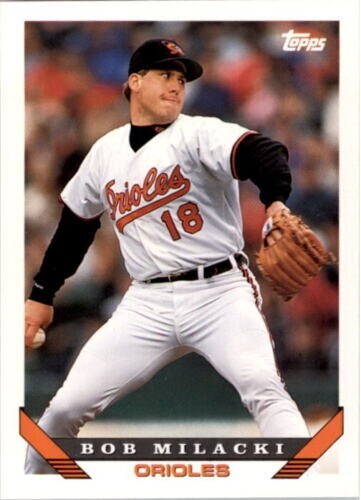 1993 Topps #192 Bob Milacki | eBay