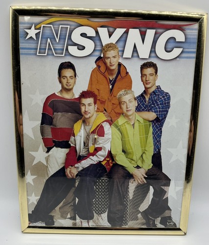 NSync Justin Timberlake Boy Band Framed Poster Picture 10X8 Funky Music | eBay