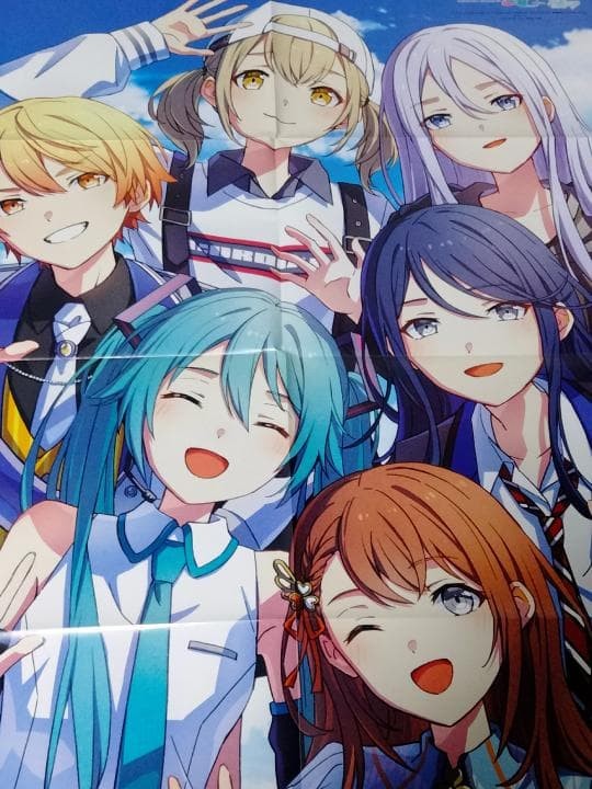 Project Sekai Hatsune Miku Clear File Folder A1 Poster PASH! Official | eBay