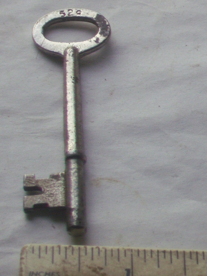 Casted Steel Taylor brand Skeleton Key door rim lock key | eBay