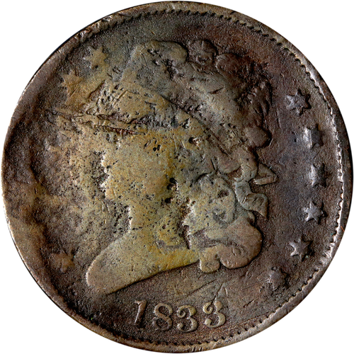 1833 Half Cent Great Deals From The Executive Coin Company | eBay