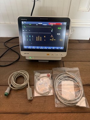 Mindray ePM 12M Patient Monitor w/ Nellcor ECG & NIBP Accessories Only ...