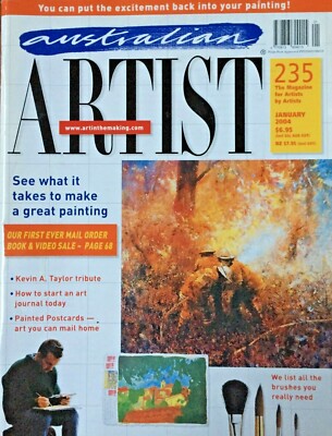 Australian Artist Magazine Issue 235 January 2004 - 25% Bulk Magazine ...
