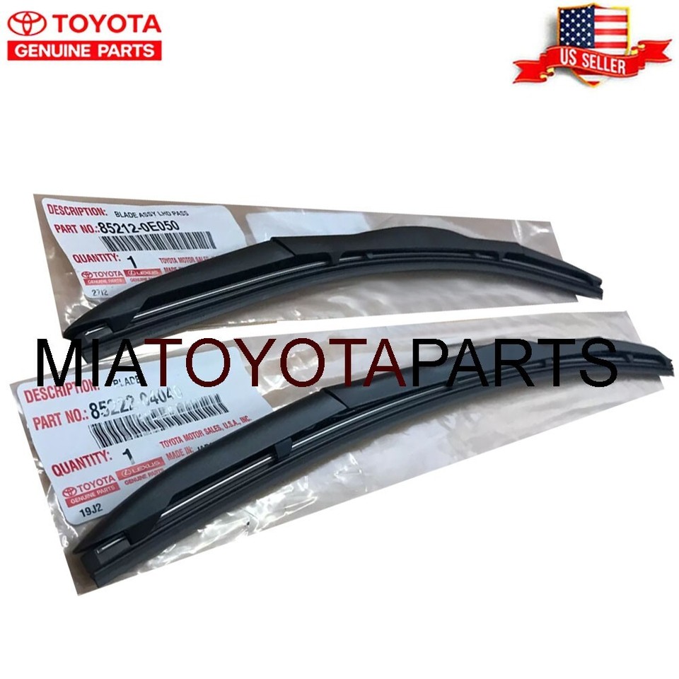 Genuine Toyota 2015-2025 Tacoma Front Wiper Blades Set 85212-0E050 ...